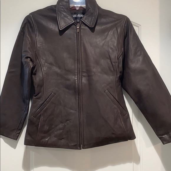 Luiz Alvear | Jackets & Coats | Ladies Brown Genuine Leather Jacket ...